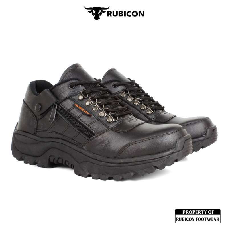 Jual SEPATU TRACKING SAFETY KULIT ASLI LOW BOOTS TRACKING PRIA SAFETY ...