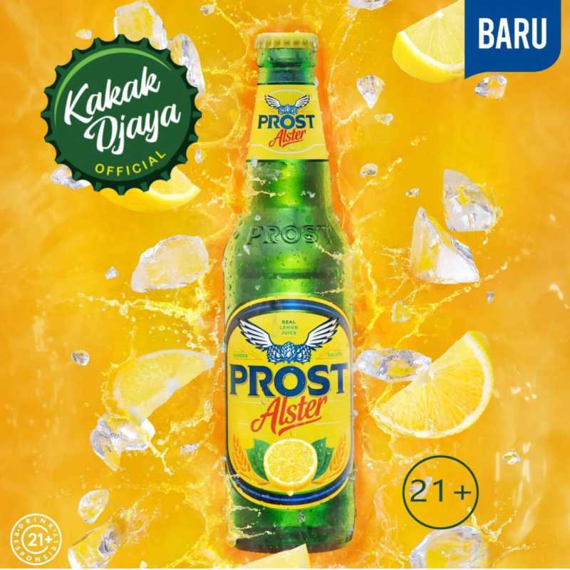 Jual Beer Prost Alster bottle 320ml beer Prost lemon bottle 320ml ...