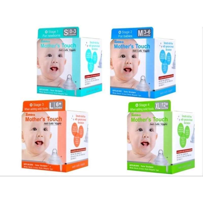 Jual Simba Nipple Wideneck Crosshole Isi 1 / Dot Botol Simba Wide Neck ...