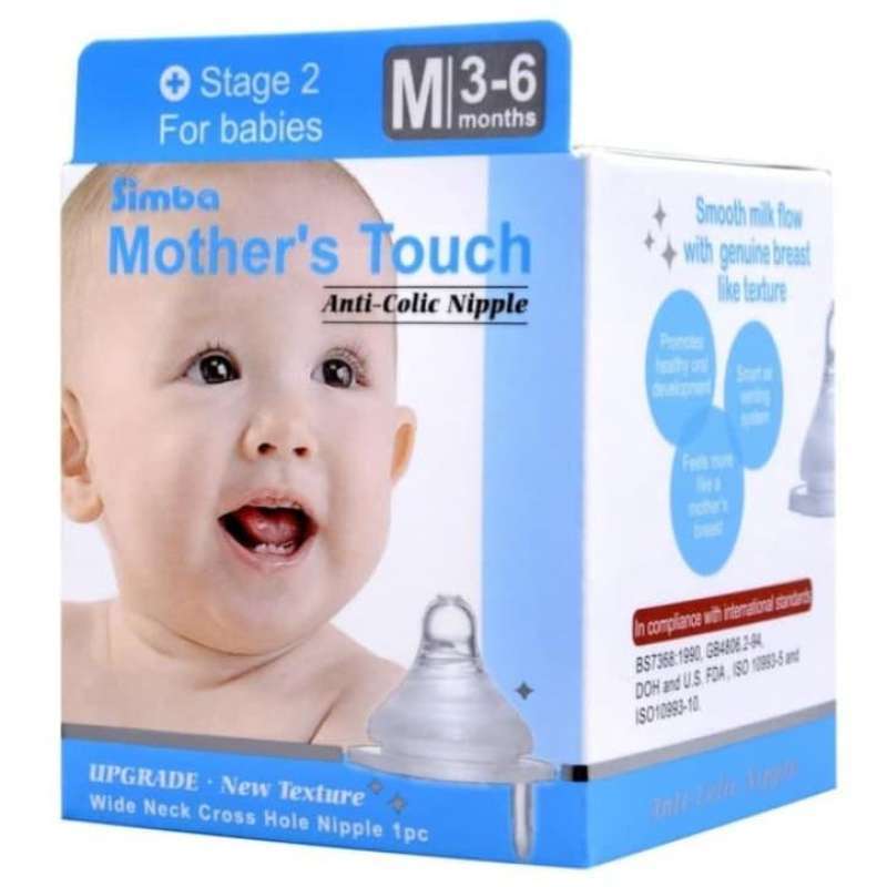 Jual Simba Nipple Wideneck Crosshole Isi 1 / Dot Botol Simba Wide Neck ...