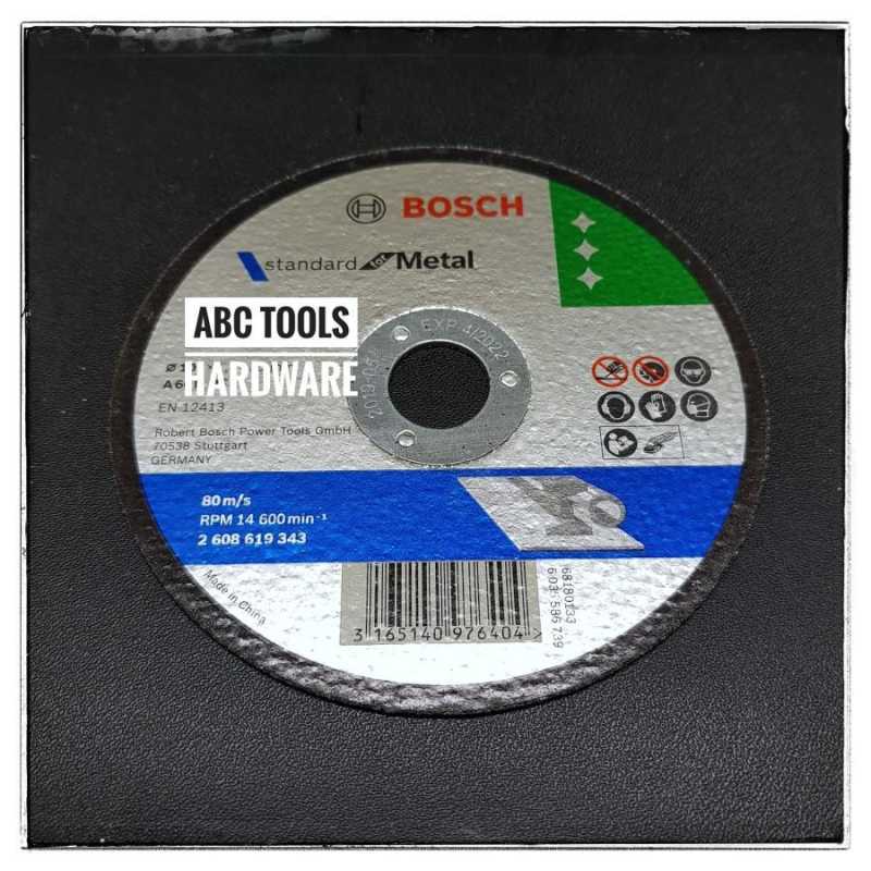 Jual Mata Gerinda - Batu Potong Besi - Cutting Disc 4 BOSCH ORIGINAL (343) di Seller ABC TOOLS ...