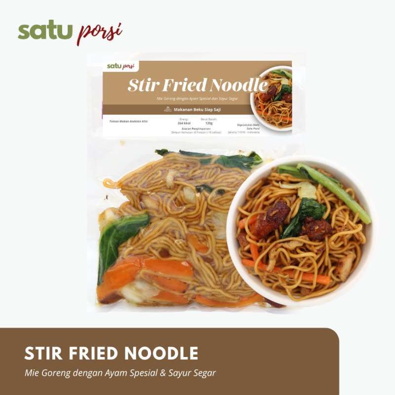 Jual Frozen Food Satu Porsi Stir Fried Noodle di Seller Satu Porsi ...