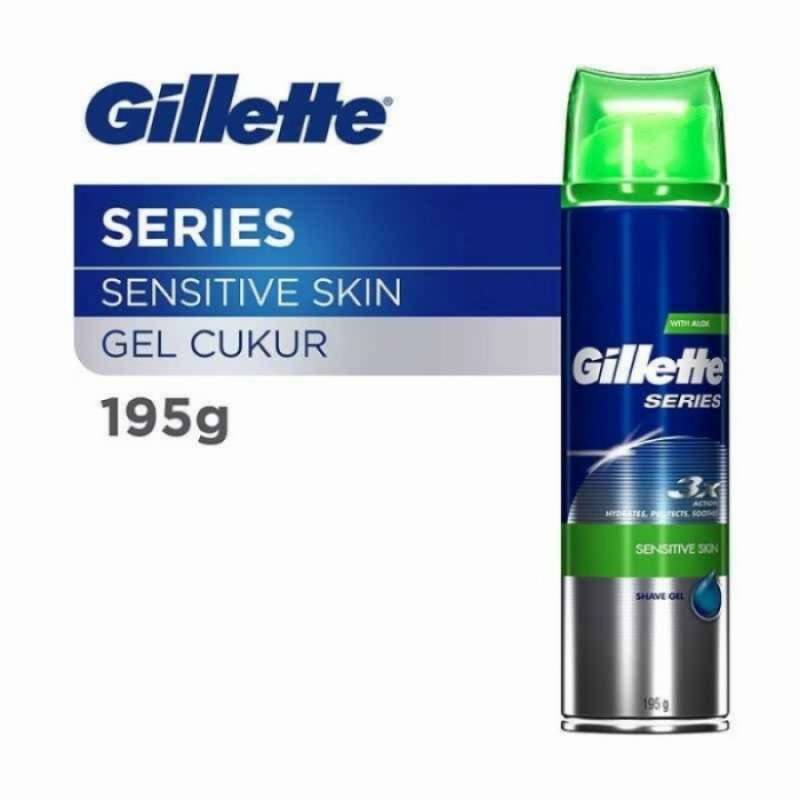 Jual Gillette Gillete Series Gel Shave For Sensitive Skin Gel Cukur 195 ...