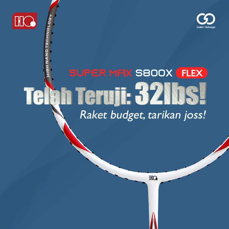 Promo Hi-Qua Super Max Raket Badminton [Normal Weight/ All Around up to ...