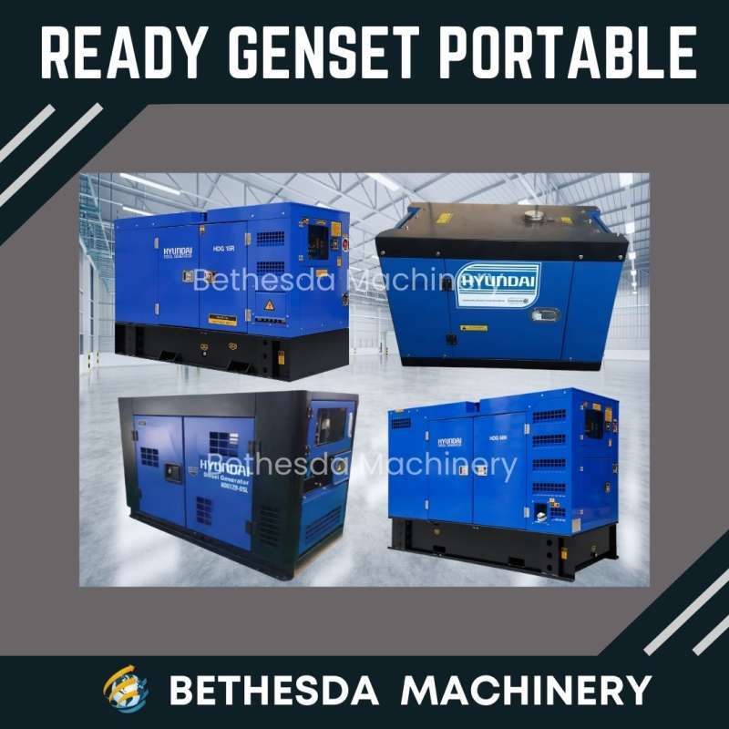 Jual Genset Diesel 15 Kva Silent Type 12000 Watt 3 Phase Hyundai ...