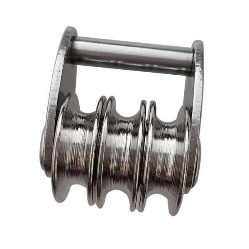 Promo 5xPremium 316 Stainless Steel Sail Tack Triple Pulley for ...