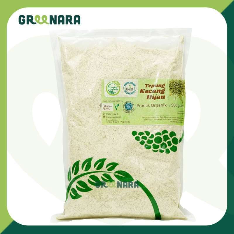 Promo OEM Tepung Kacang Hijau Lingkar Organik 500gr / Mpasi / Organic ...