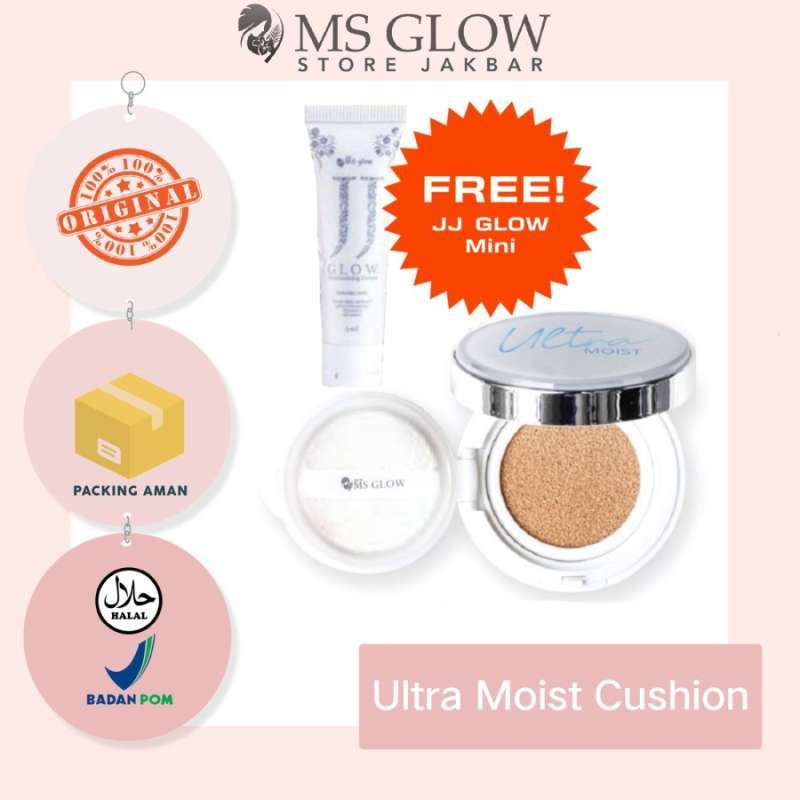 Jual MS Glow Ultra Moist Cushion di Seller MS Glow Jakbar - MS Glow ...