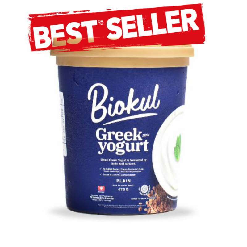 Jual (BIOKUL) GREEK YOGURT PLAIN 473GRAM di Seller MITRA KINDI - Grogol ...