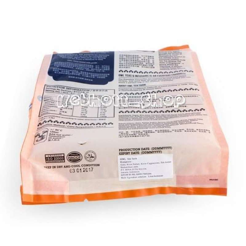 Jual Owl Teh Tarik Instant Foamy Tea 340gr | Minuman Serbuk Teh Tarik ...