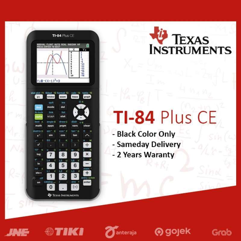 Promo Texas Instruments Ti-84 Plus Ce Graphing Calculator Diskon 10% di ...