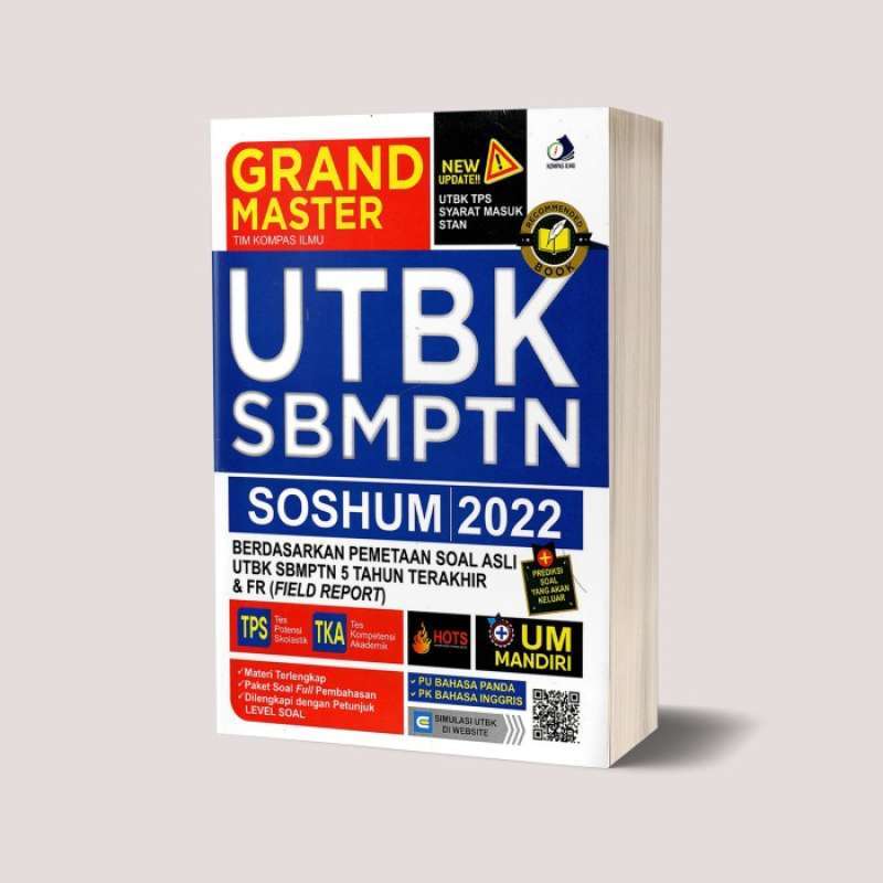 Jual Buku Soal Grand Master Utbk Sbmptn Soshum 2022 Tim Kompas Ilmu
