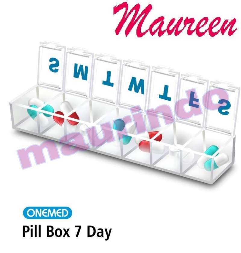 Jual Onemed Pill Box 7 Day Kotak Tempat Penyimpanan Obat 7 Hari di ...