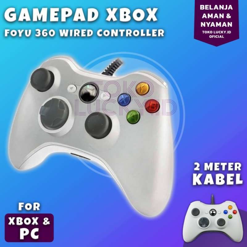 Promo Stik Controller Xbox Pc 360 Gaming Wired Foyu Joystick Game ...