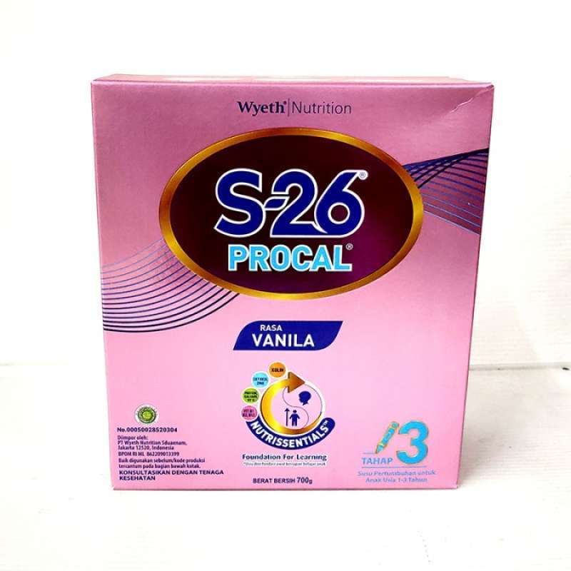 Promo S26 Procal Milk 3 Vanila Ktk 700Gr Diskon 5% di Seller Suzuya ...
