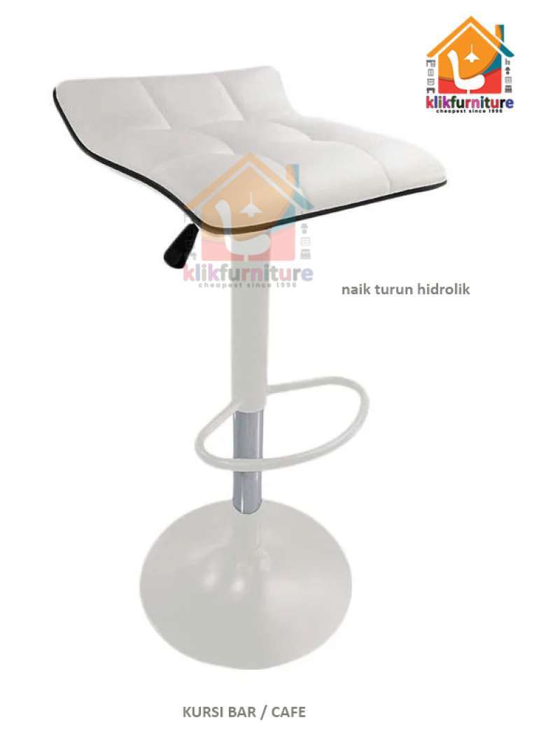 Promo Kursi Bar Kursi Cafe Stool Chair Barstool Hidrolik Deluxe + Jok ...