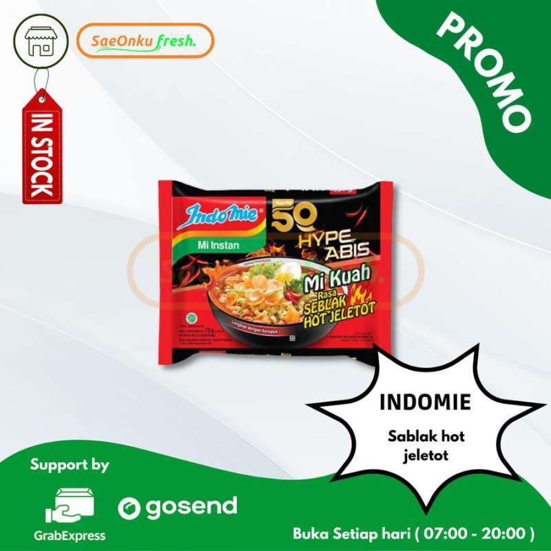 Jual indomie seblak hot jeletot di Seller SaeOnku_Fresh - Menanggal ...
