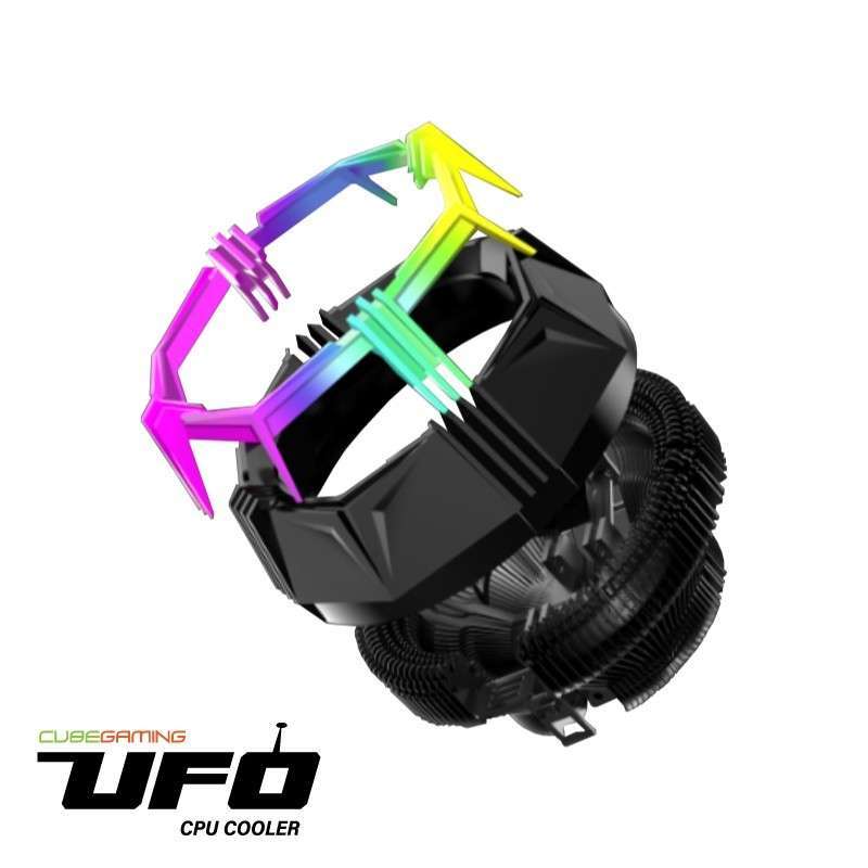 Jual CUBE GAMING UFO - RGB Fan - Gaming Cooler for All Intel & AMD ...