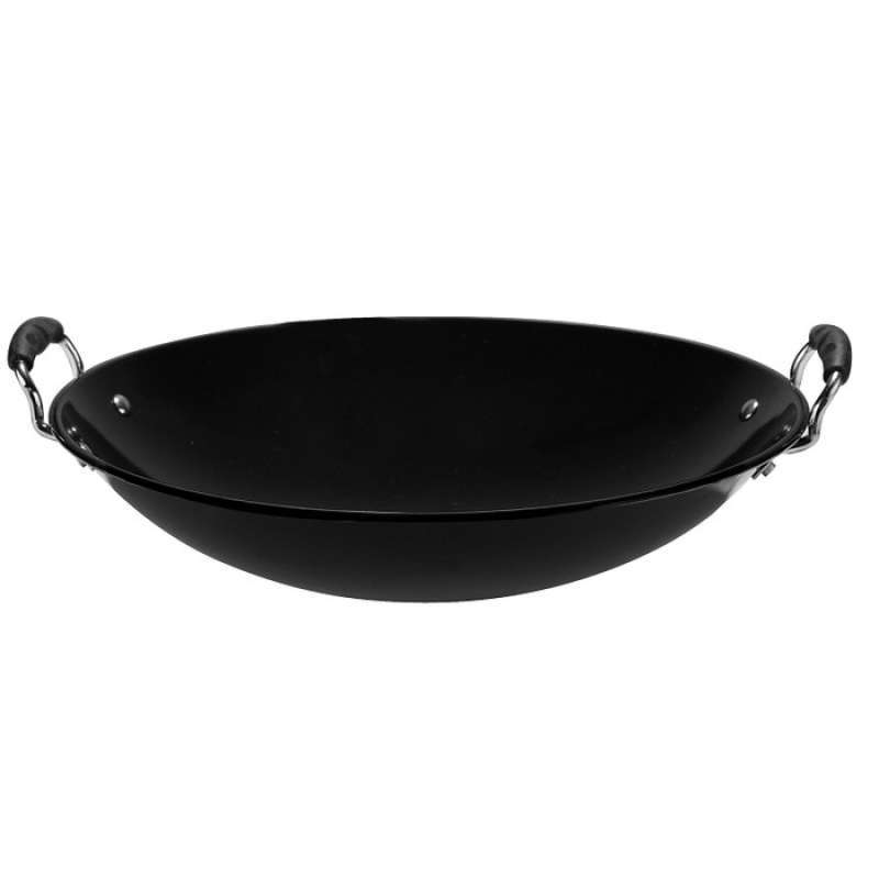 Jual Kuali Hitam Enamel / Kuali Stainless + Makapal + Anti Lengket ...