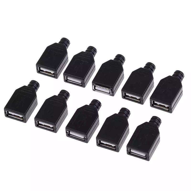 Jual Konektor USB 4 Pin Tipe Plug USB Adaptor DIY di Seller fugastore ...