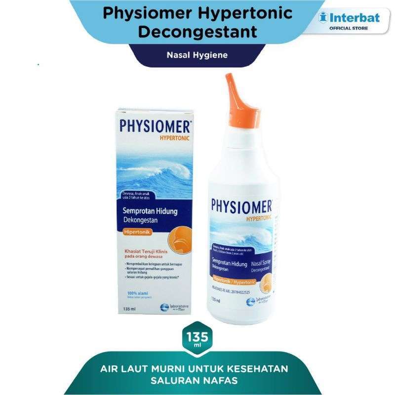 Promo Physiomer Hypertonic dan Normal Jet 135 ml / Respimer 7th sd ...