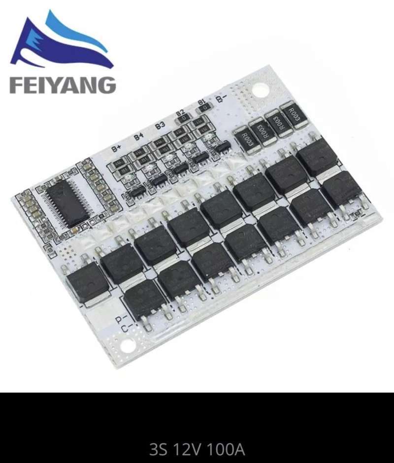 Jual BMS 3S 100A baterai Lithium Perlindungan Sirkuit Pengisian di ...