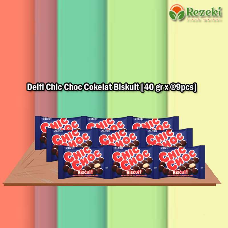 Jual Delfi Chic Choc Cokelat Biskuit [40 gr x @9pcs] di Seller Rezeki ...
