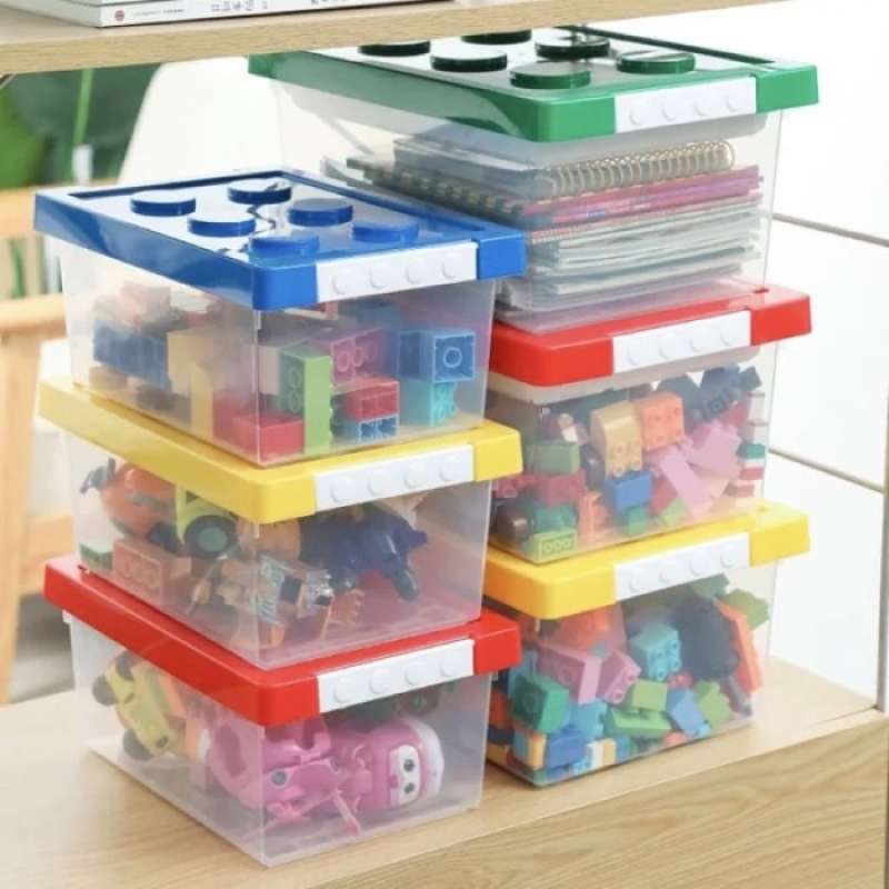 Jual Lego Storage Box Multifunction Organizer Box Penyimpanan Mainan ...