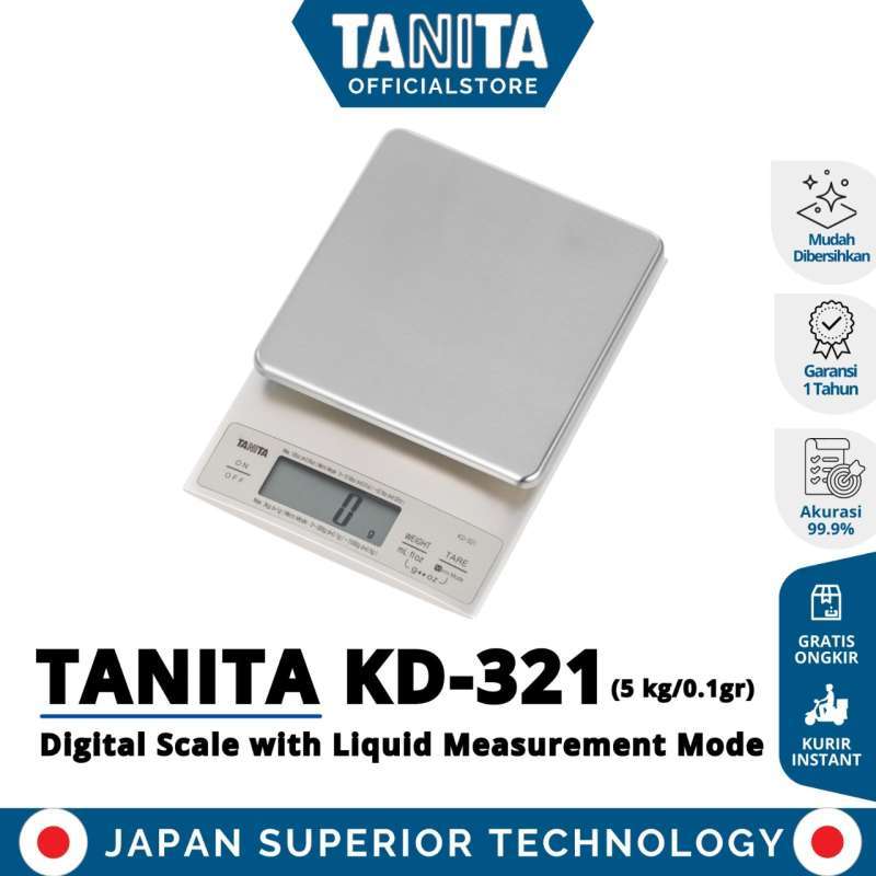 Jual TANITA Timbangan Dapur KD-321.3 3KG/0,1GR di Seller Tanita Indonesia Official Sore - Grogol ...