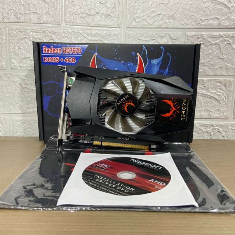 Promo Vga Card Reborn Amd Ati Radeon Hd 7670 4Gb Ddr5 128Bit Garansi 1 ...