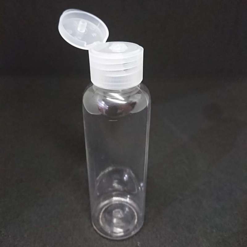 Jual botol fliptop 100ml bening bottle pencet transparan 100 ml flip ...