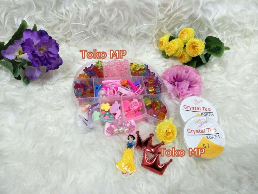 Jual DIY Manik-manik bentuk SNOW WHITE (Meronce) paket B di Seller TOKO ...