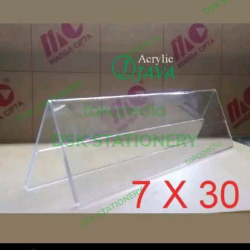 Jual ACRYLIC DISPLAY MEJA 7cmX30cm di Seller Ashlynn Shop - Wanasari ...