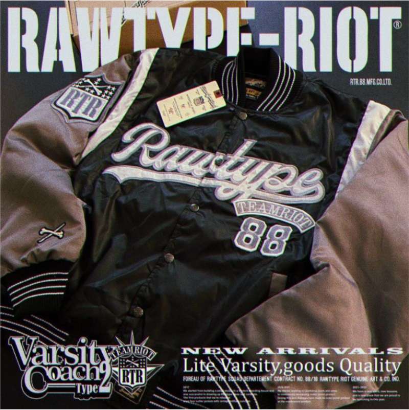 Jual Rawtype Riot Varsity Coach Jacket Type 2 - M di Seller Art.Apparel ...