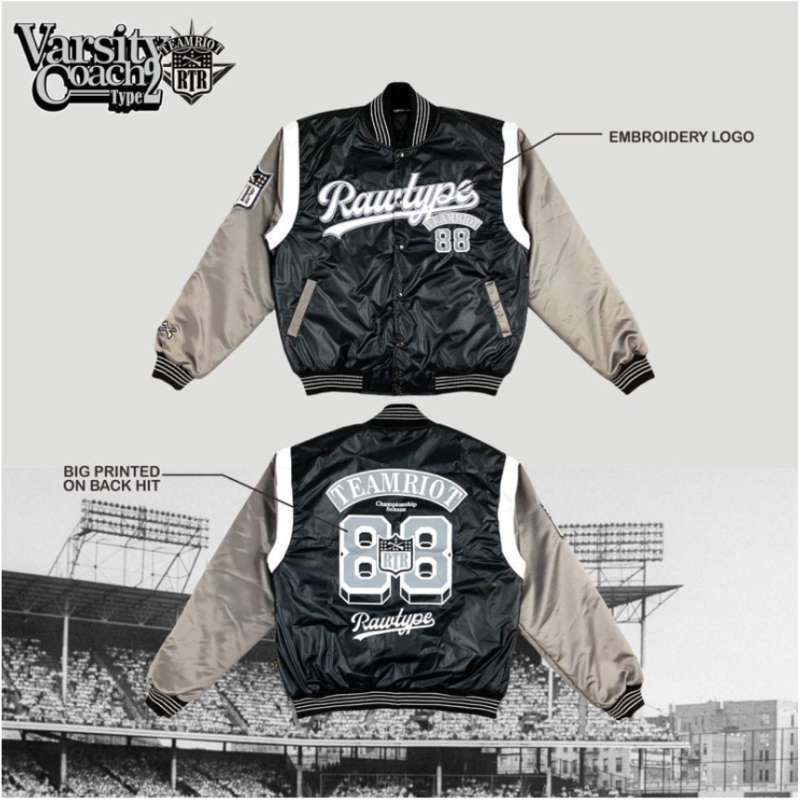Jual Rawtype Riot Varsity Coach Jacket Type 2 - M di Seller Art.Apparel ...