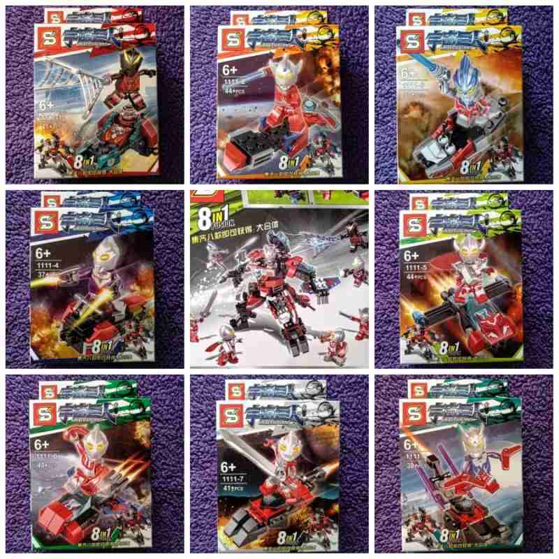 Jual 8IN1 LEGO S ULTRAMAN UNIVERSE - MAINAN SUPER HERO BRICK ACTION ...