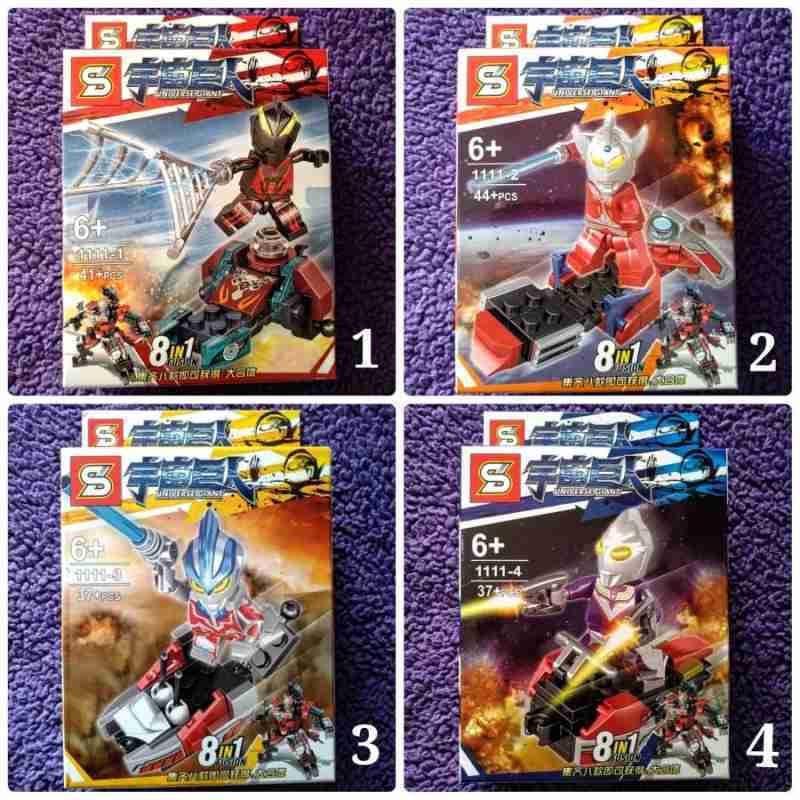 Jual 8IN1 LEGO S ULTRAMAN UNIVERSE - MAINAN SUPER HERO BRICK ACTION ...