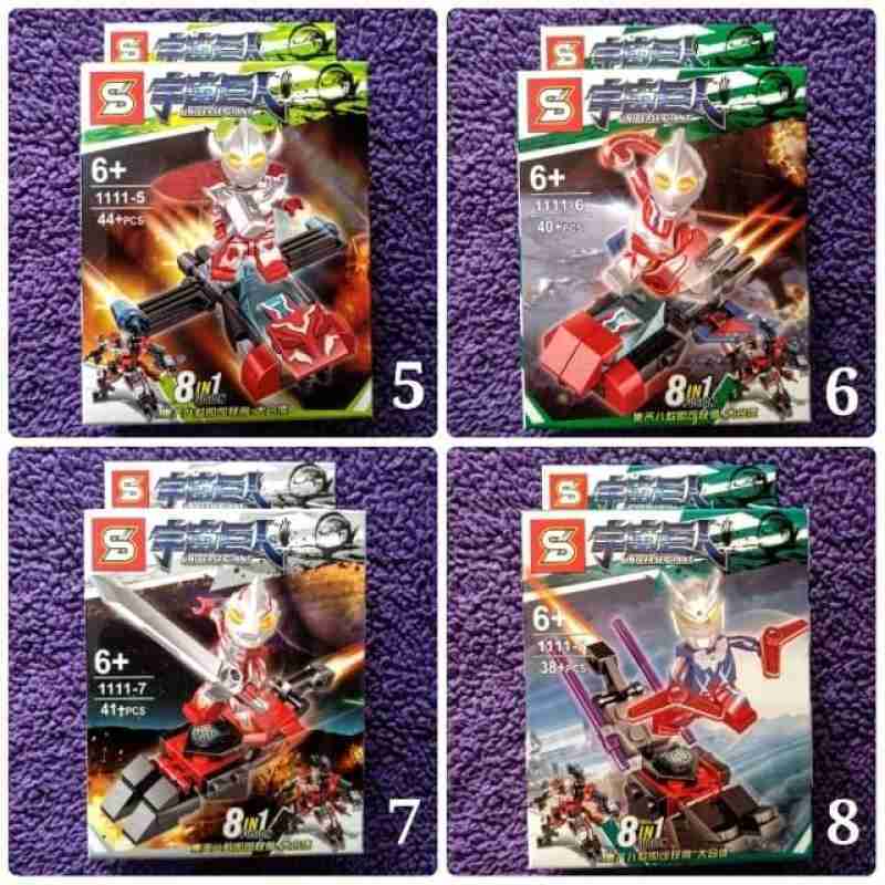 Jual 8IN1 LEGO S ULTRAMAN UNIVERSE - MAINAN SUPER HERO BRICK ACTION ...