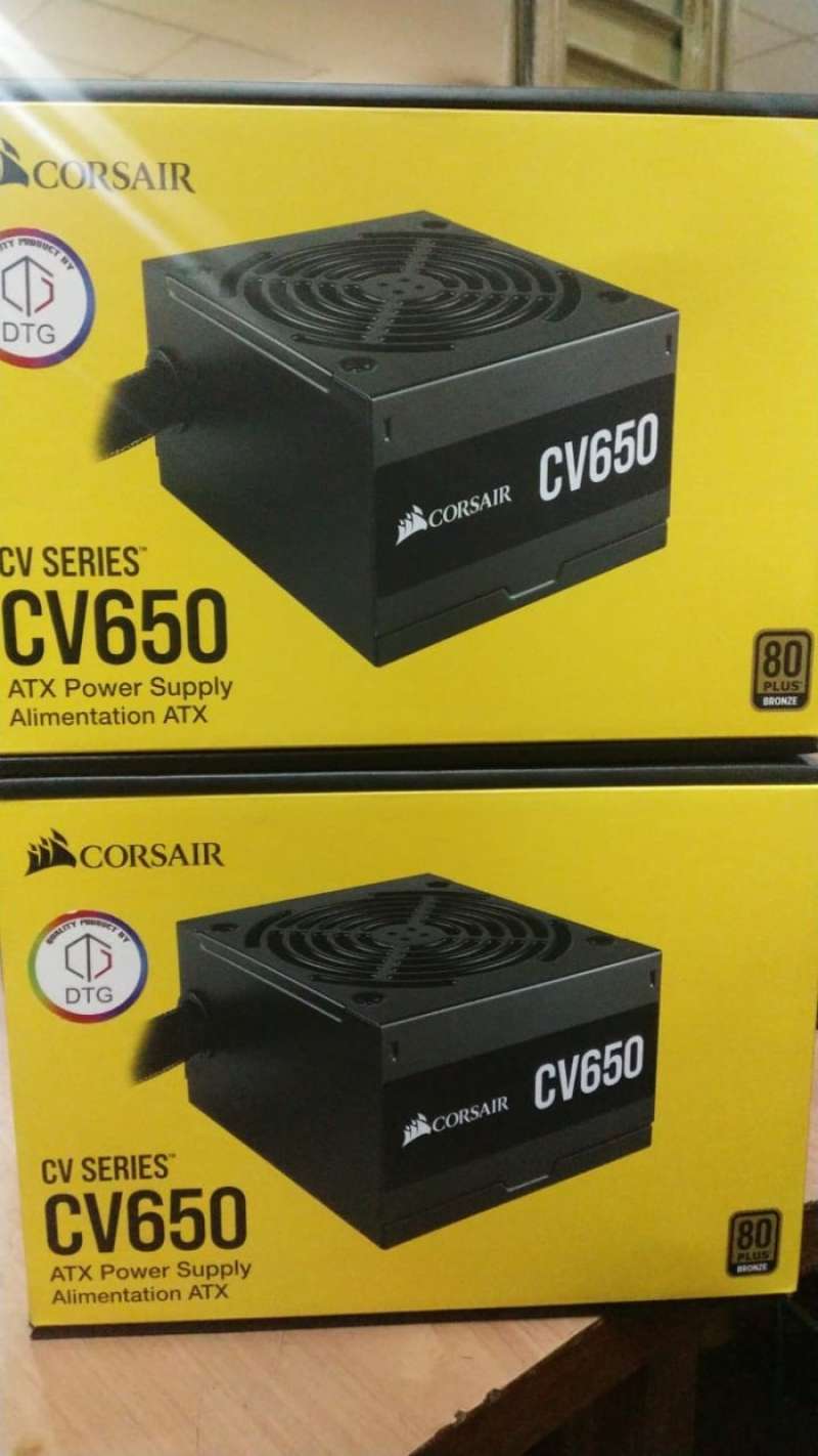 Promo Corsair Cv Series Cv650 - 650W Watt 80+ Plus Bronze Power Supply ...