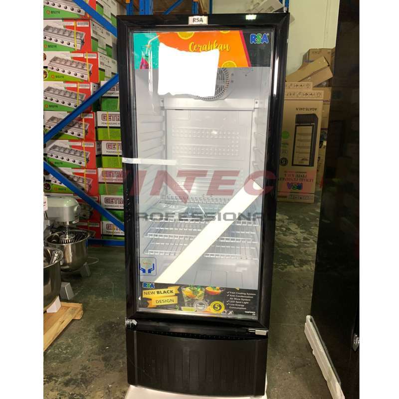 Promo RSA AGATE-200N 1 Pintu Showcase - Display Cooler - Lemari Kaca ...