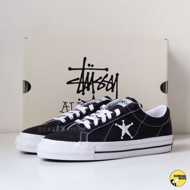 Jual Stussy X Converse Chuck One Star OX Low Black di Seller Scream ...