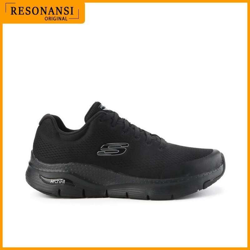 Jual SEPATU PRIA TERBARU SKECHERS ORIGINAL SPORTS ARCH FIT HITAM NYAMAN ...