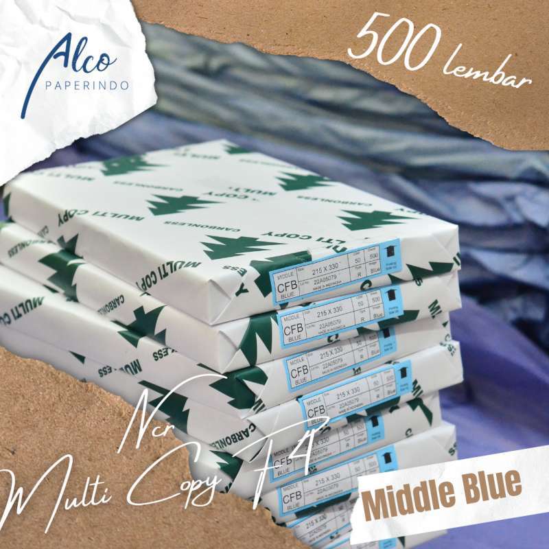 Jual Kertas Ncr F4 Isi 500 Multicopy Carbonless Paper Kertas Nota