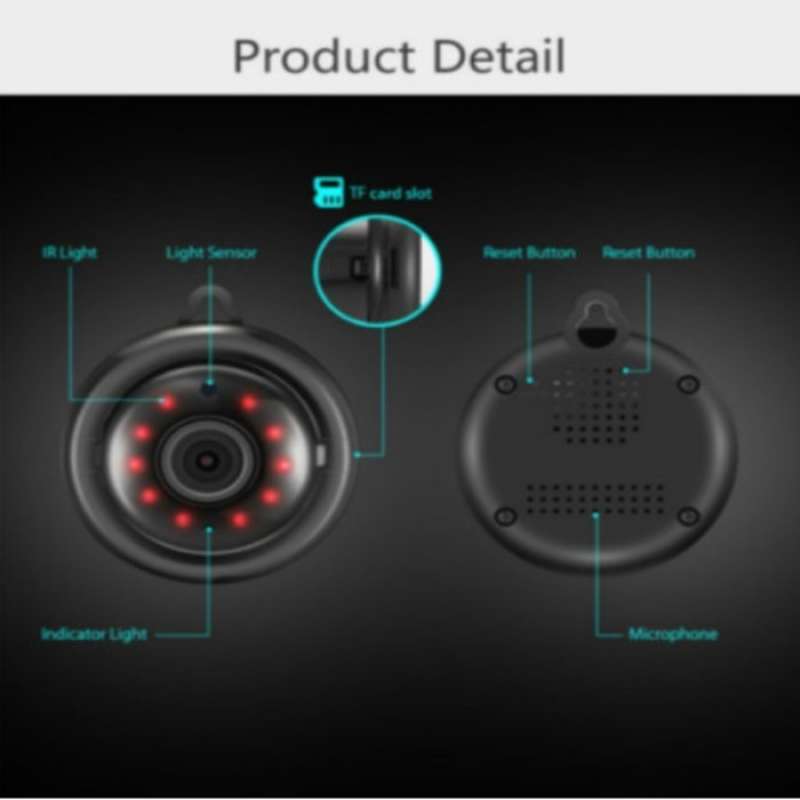 Jual IP CAM A1 Mini Spy wifi HD 5mp Smart CCTV Wireless Camera ...