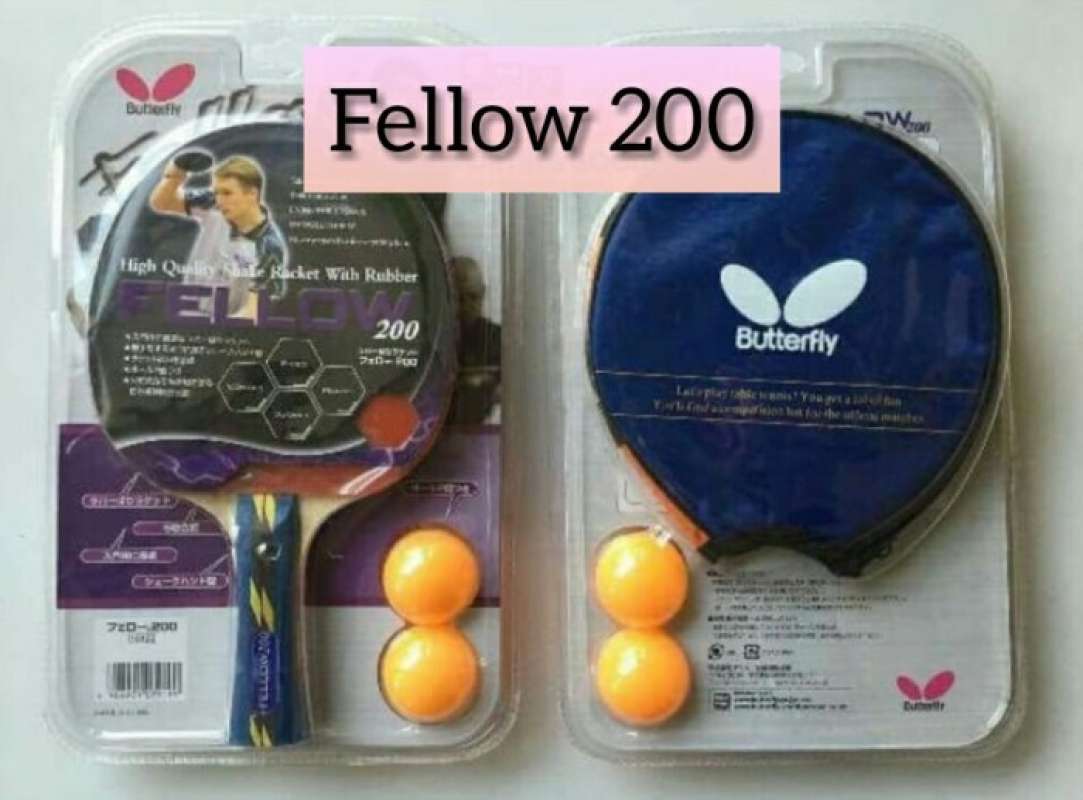 Jual BAT TENIS MEJA / BAT BUTTERFLY FELLOW 200 IMPORT di Seller Albirru Store - Pegadungan, Kota ...