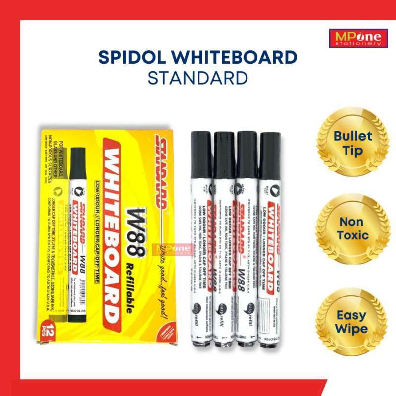 Jual Spidol Whiteboard Standard / Spidol Whiteboard Marker Standard W88 ...