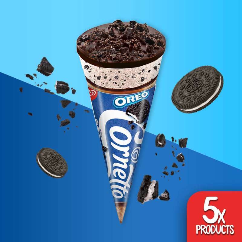 Promo Jakarta - Bundling 5 WALL’S Cornetto Disc oreo [110 ml] Diskon 7% ...