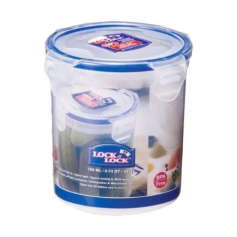 Promo LOCK & LOCK HPL932D Round Tall Food Container [700 mL] Diskon 10% ...