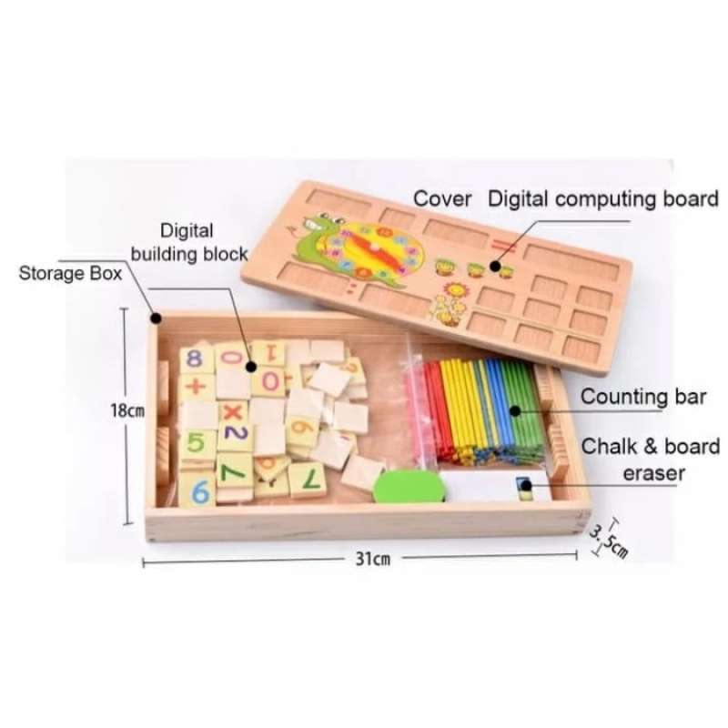 Jual Mainan Edukasi Anak Stickberhitung Digital Computing Learning Box ...