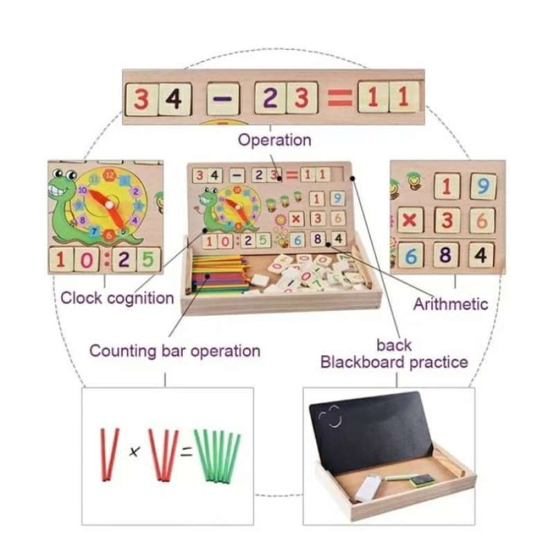 Jual Mainan Edukasi Anak Stickberhitung Digital Computing Learning Box ...